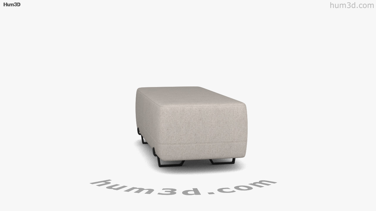 360 view of Poliform New York Poof 3D model - 3DModels store