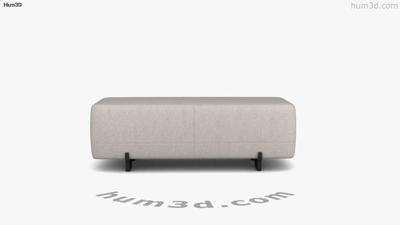 360 view of Poliform New York Poof 3D model - 3DModels store
