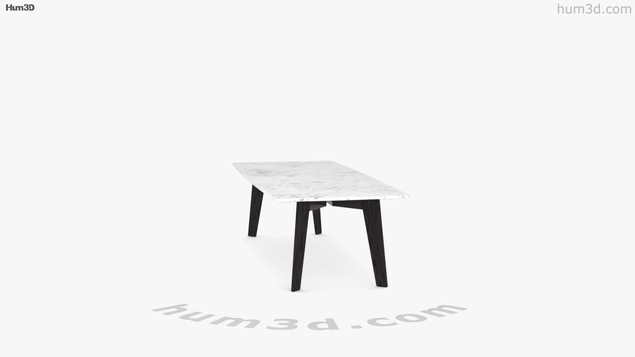360 view of Poliform Howard Table 3D model - 3DModels store