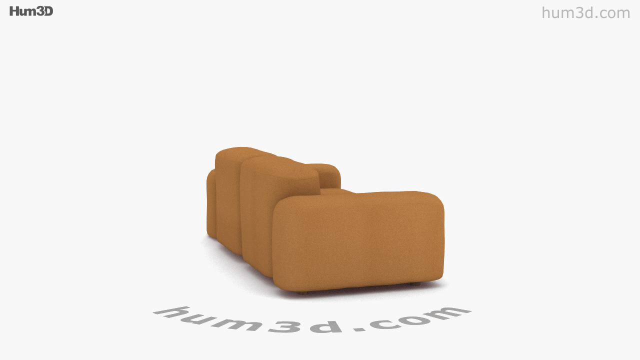 360 view of Sarah Ellison Muse Sofa 3D model - 3DModels store