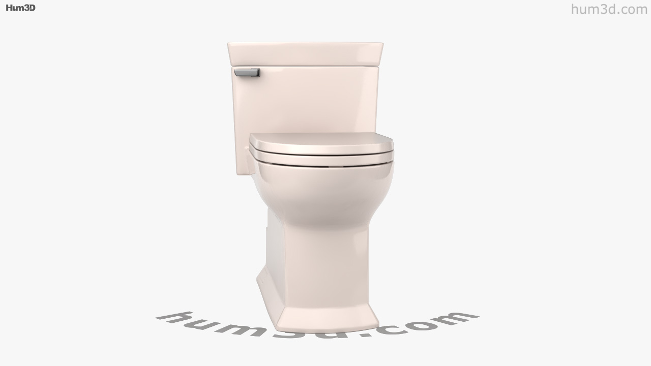 360 view of Toto Eco Soire One Piece toilet 3D model - 3DModels store