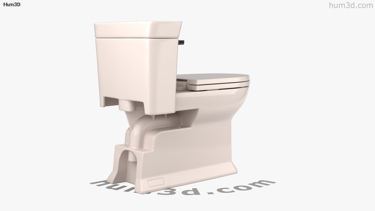 360 view of Toto Eco Soire One Piece toilet 3D model - 3DModels store