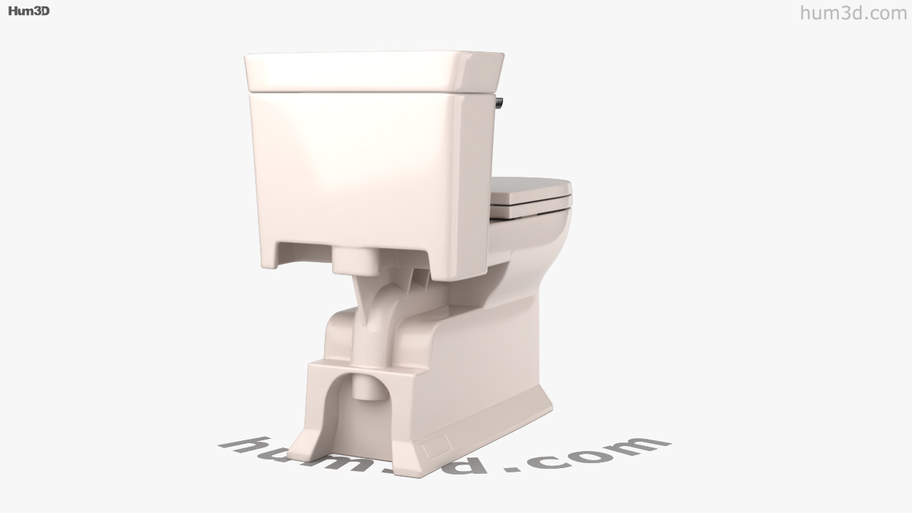 360 view of Toto Eco Soire One Piece toilet 3D model - 3DModels store