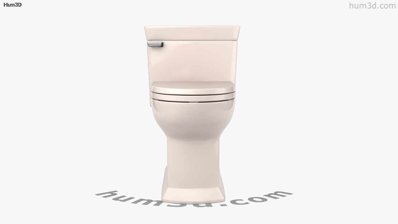 360 view of Toto Eco Soire One Piece toilet 3D model - 3DModels store