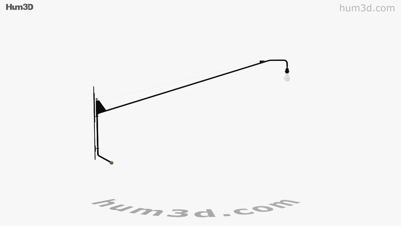 360 view of Vitra Potence Lamp 3D model - 3DModels store