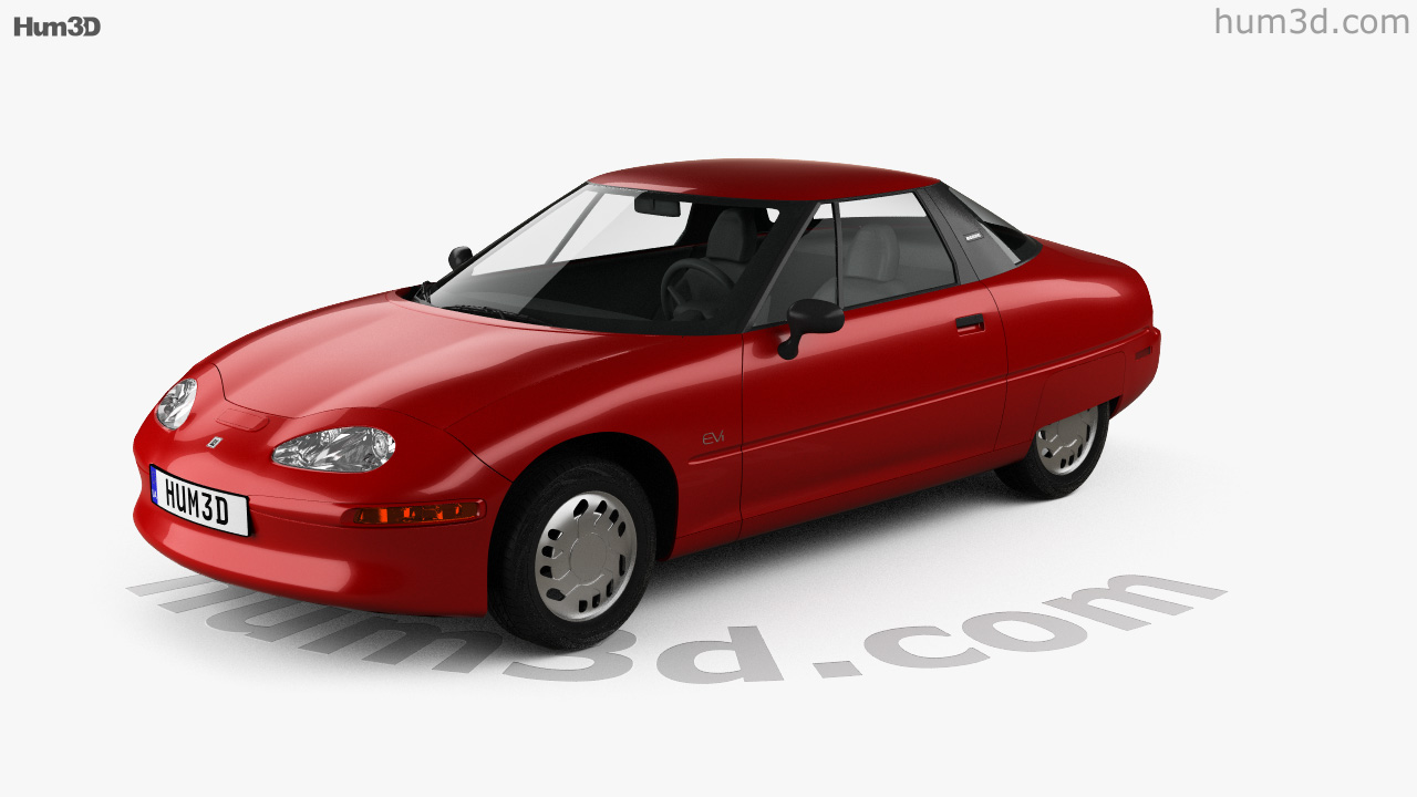 360 view of GM EV1 1999 3D model - 3DModels store