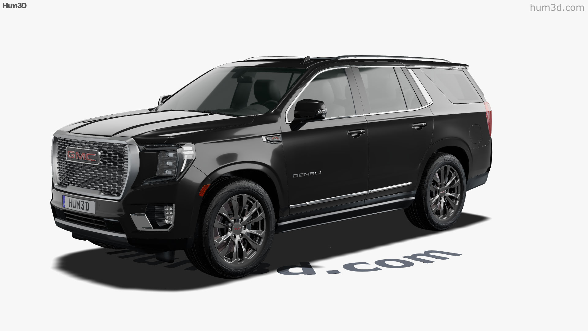 360 view of GMC Yukon Denali 2024 3D model - 3DModels store
