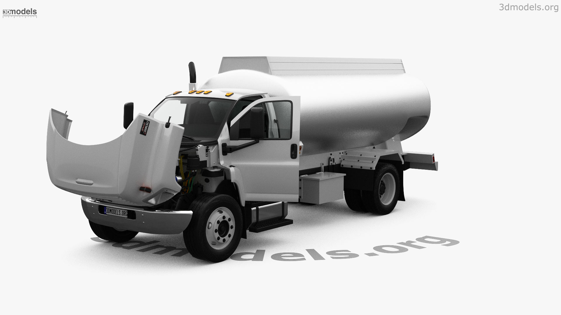 360 view of GMC Topkick C8500 Regular Cab Tanker Truck with HQ interior ...