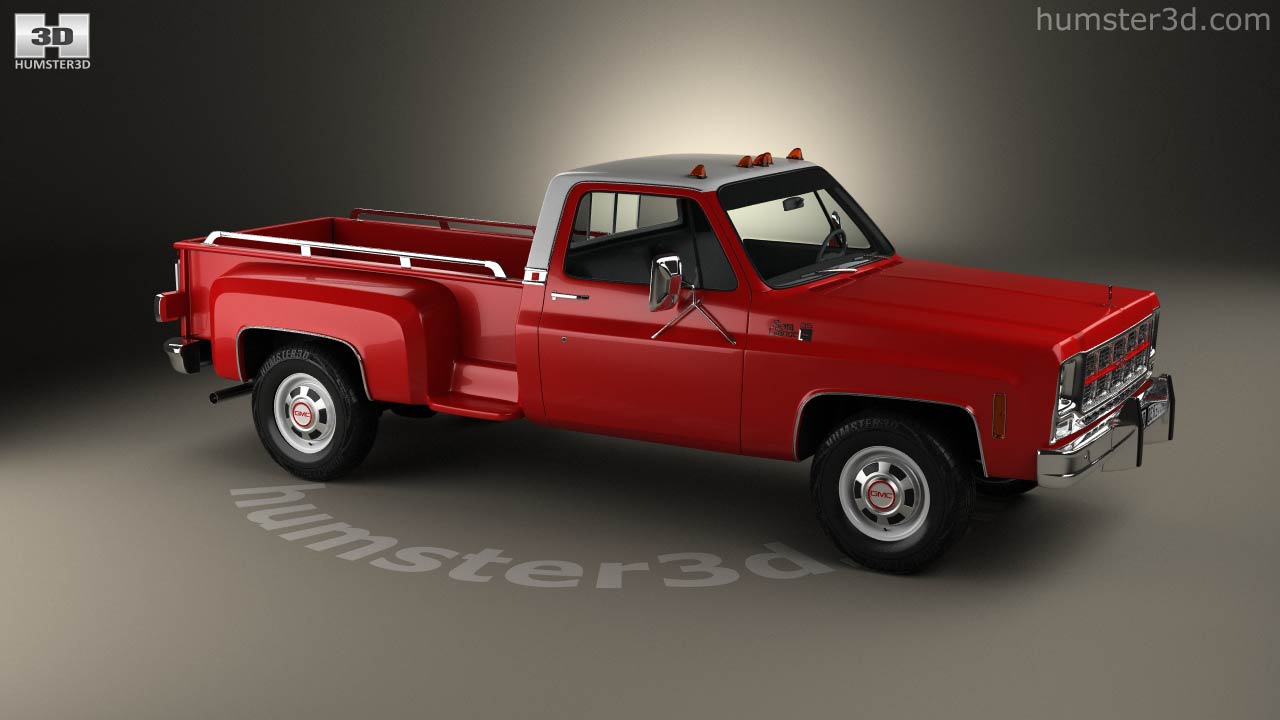 360 view of GMC Sierra Grande 454 Pickup 1979 3D model - 3DModels store