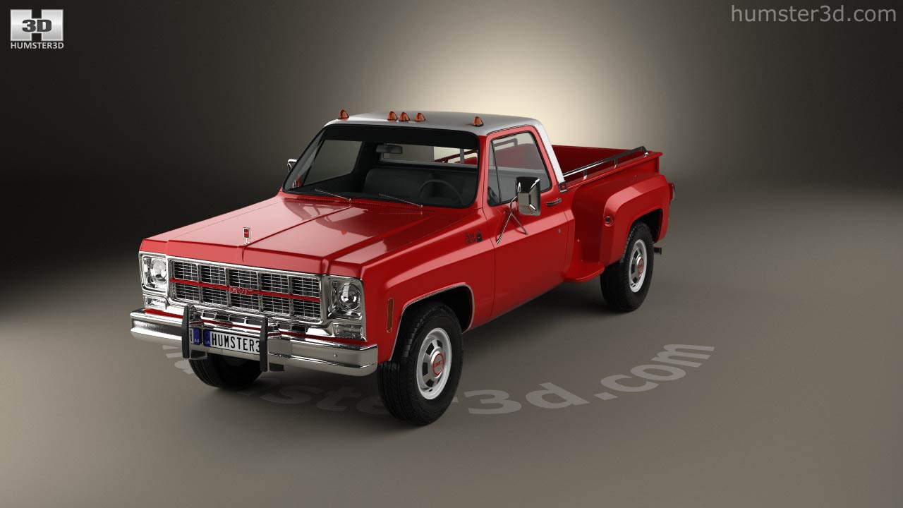 360 view of GMC Sierra Grande 454 Pickup 1979 3D model - 3DModels store