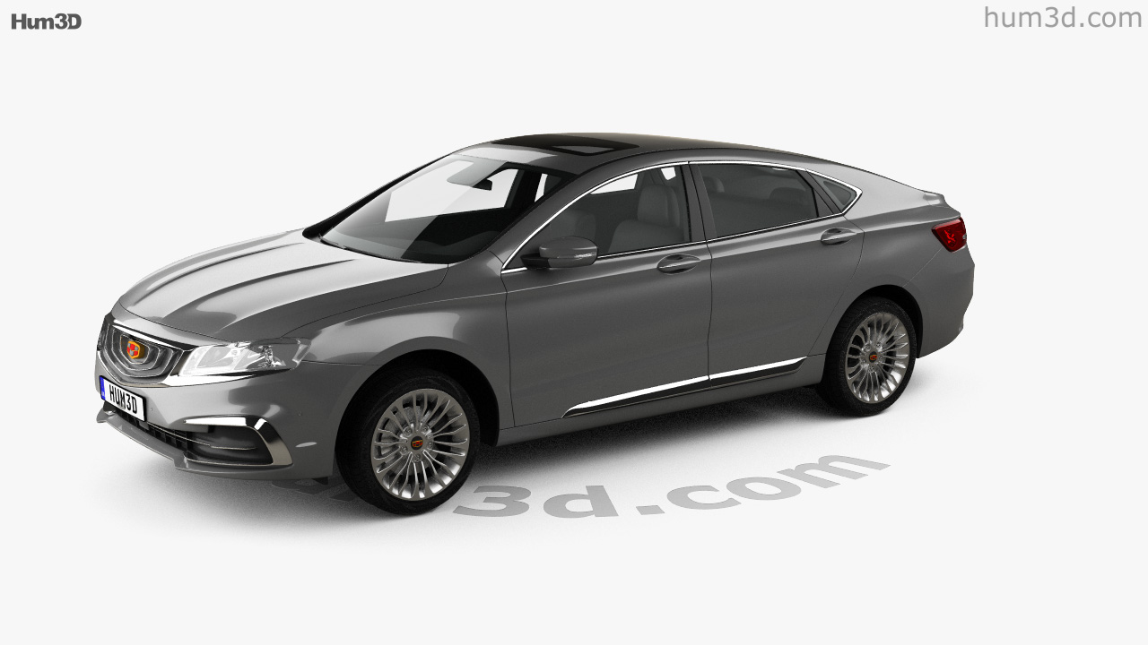 360 view of Geely Borui GE 2021 3D model - 3DModels store
