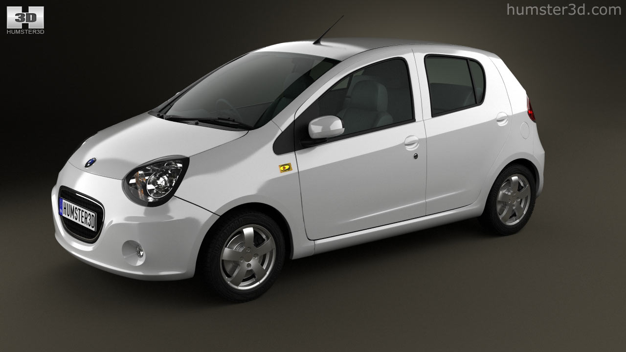 360 view of Geely LC (Panda) 2014 3D model - 3DModels store