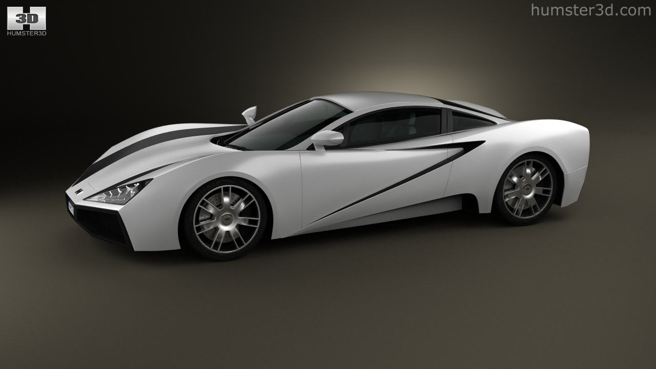 360 view of Generic Sport Car 2014 3D model - 3DModels store