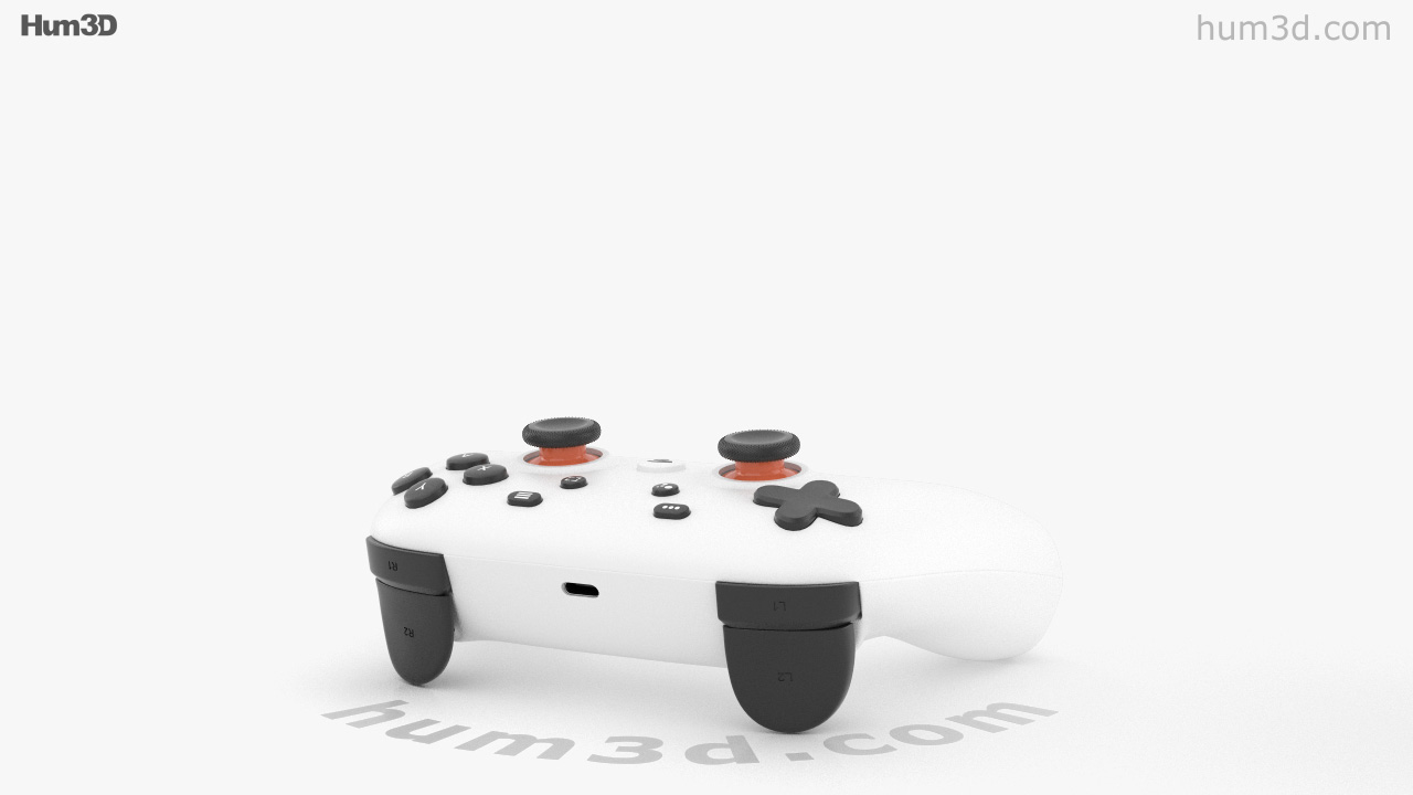 360 view of Google Stadia Controller 3D model - 3DModels store
