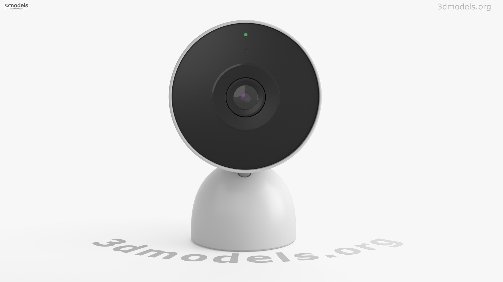 360 view of Google Nest Cam Indoor (wired, 3rd gen) Snow 3D model ...