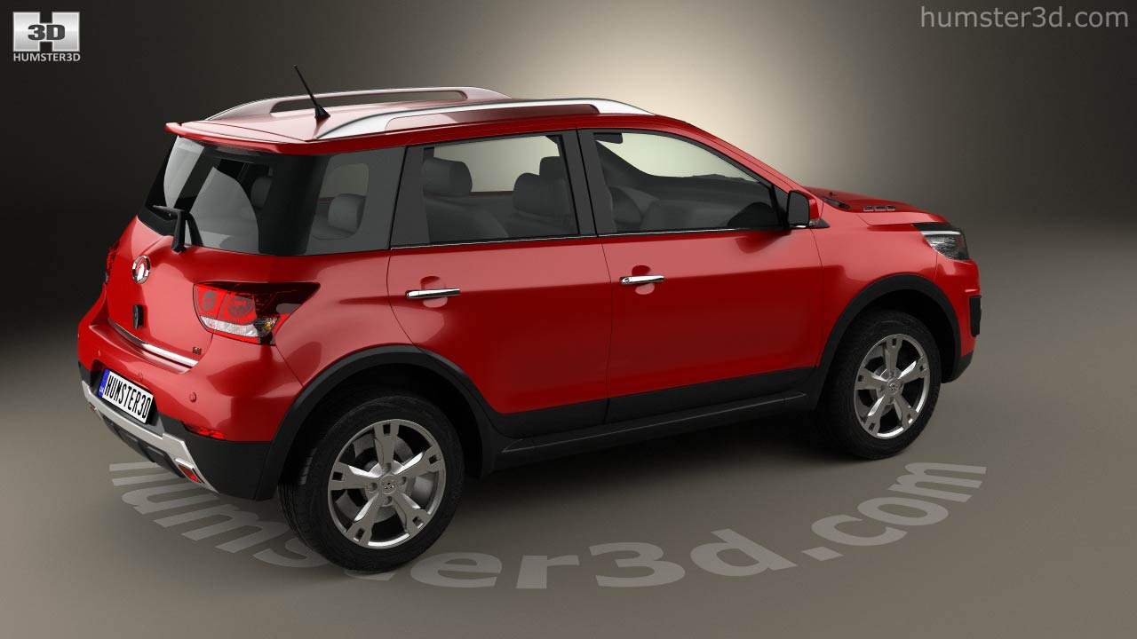 360 view of Great Wall Haval M4 2019 3D model - 3DModels store