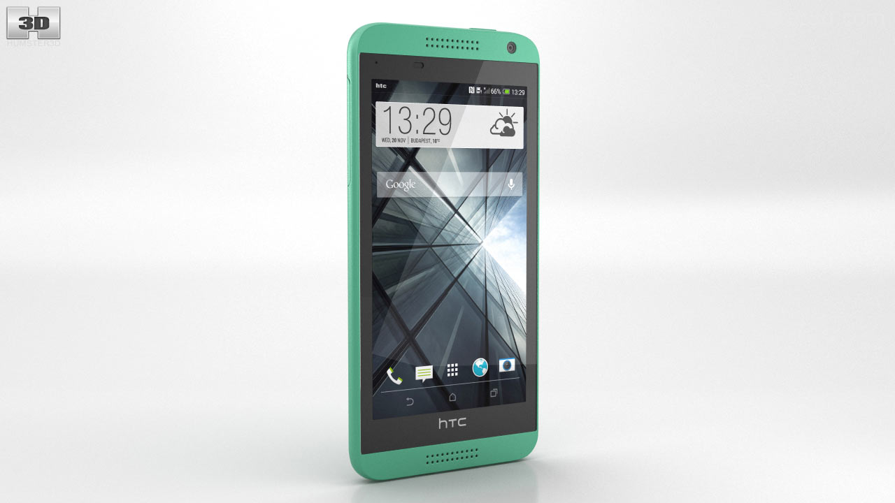 360 view of HTC Desire 610 Green 3D model - 3DModels store