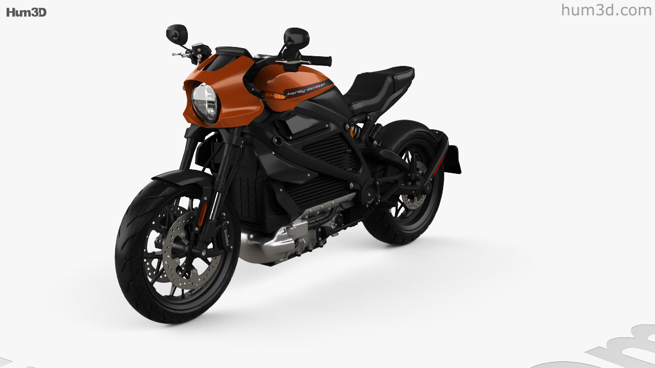 360 view of Harley-Davidson LiveWire 2019 3D model - 3DModels store