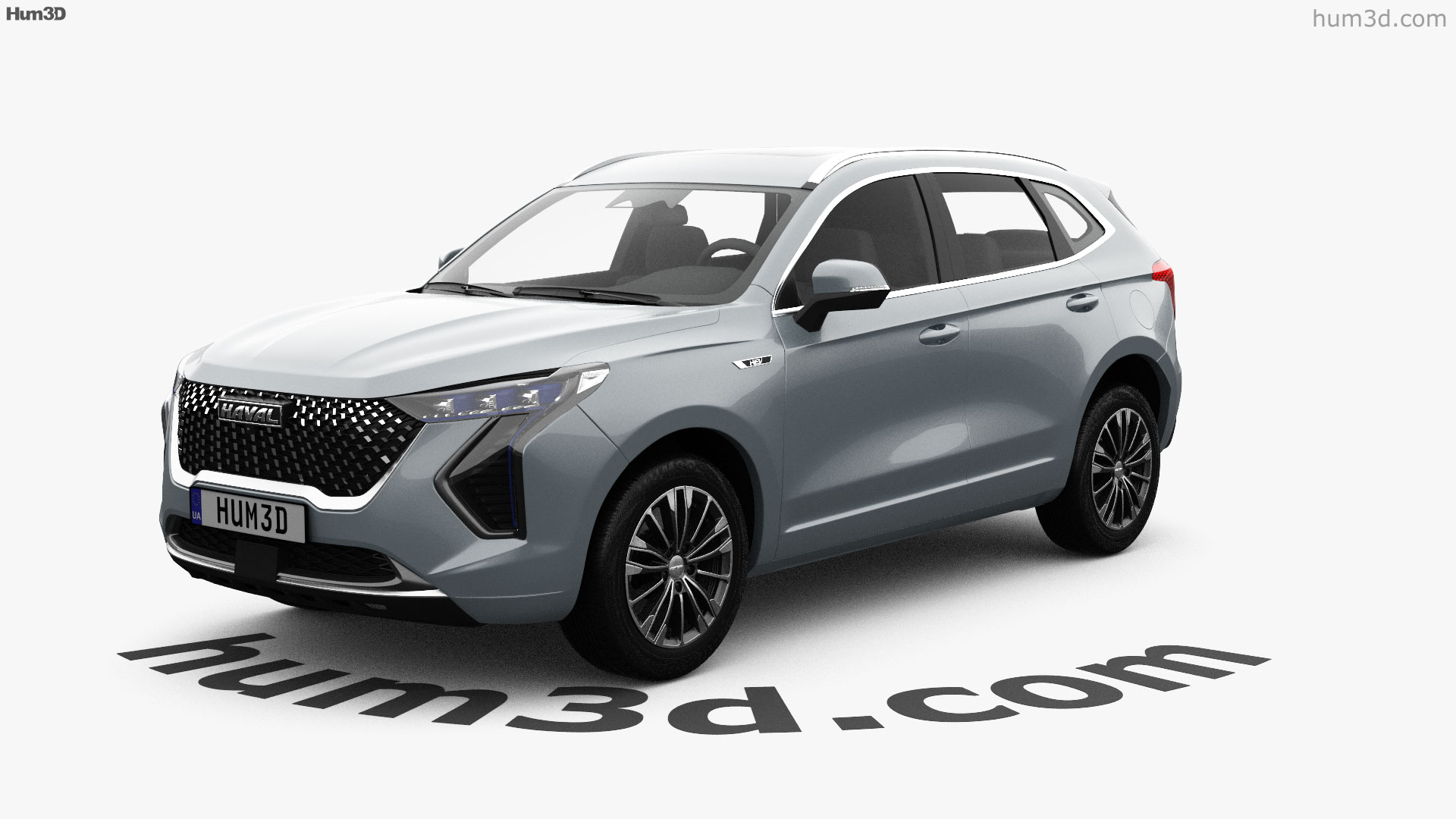 360 view of Haval Jolion Hybrid 2023 3D model - 3DModels store