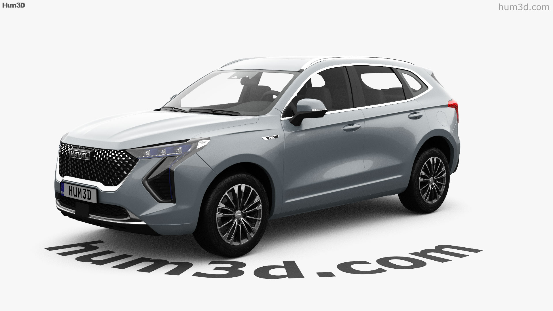 360 view of Haval Jolion Hybrid 2023 3D model - 3DModels store