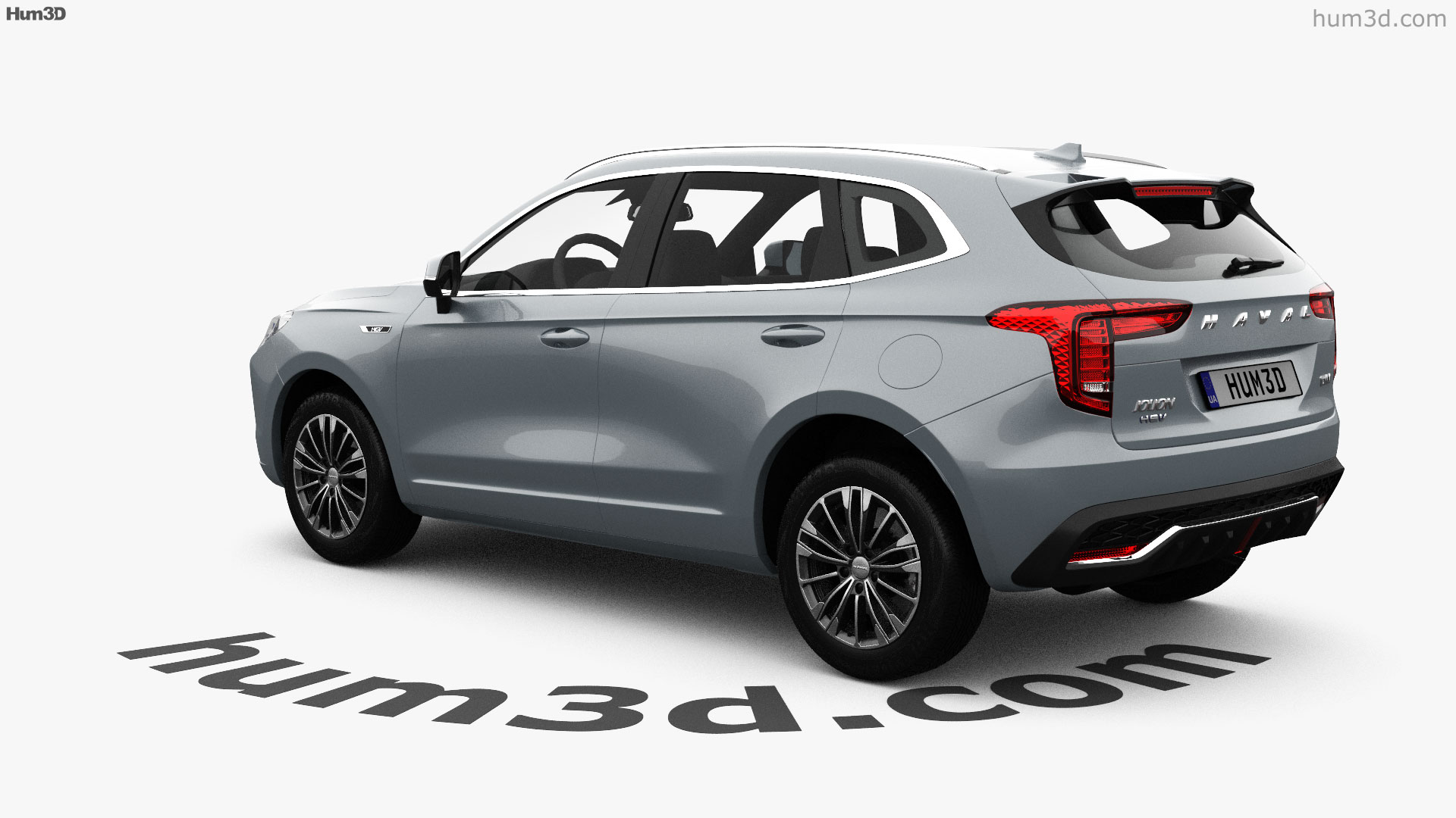 360 view of Haval Jolion Hybrid 2023 3D model - 3DModels store