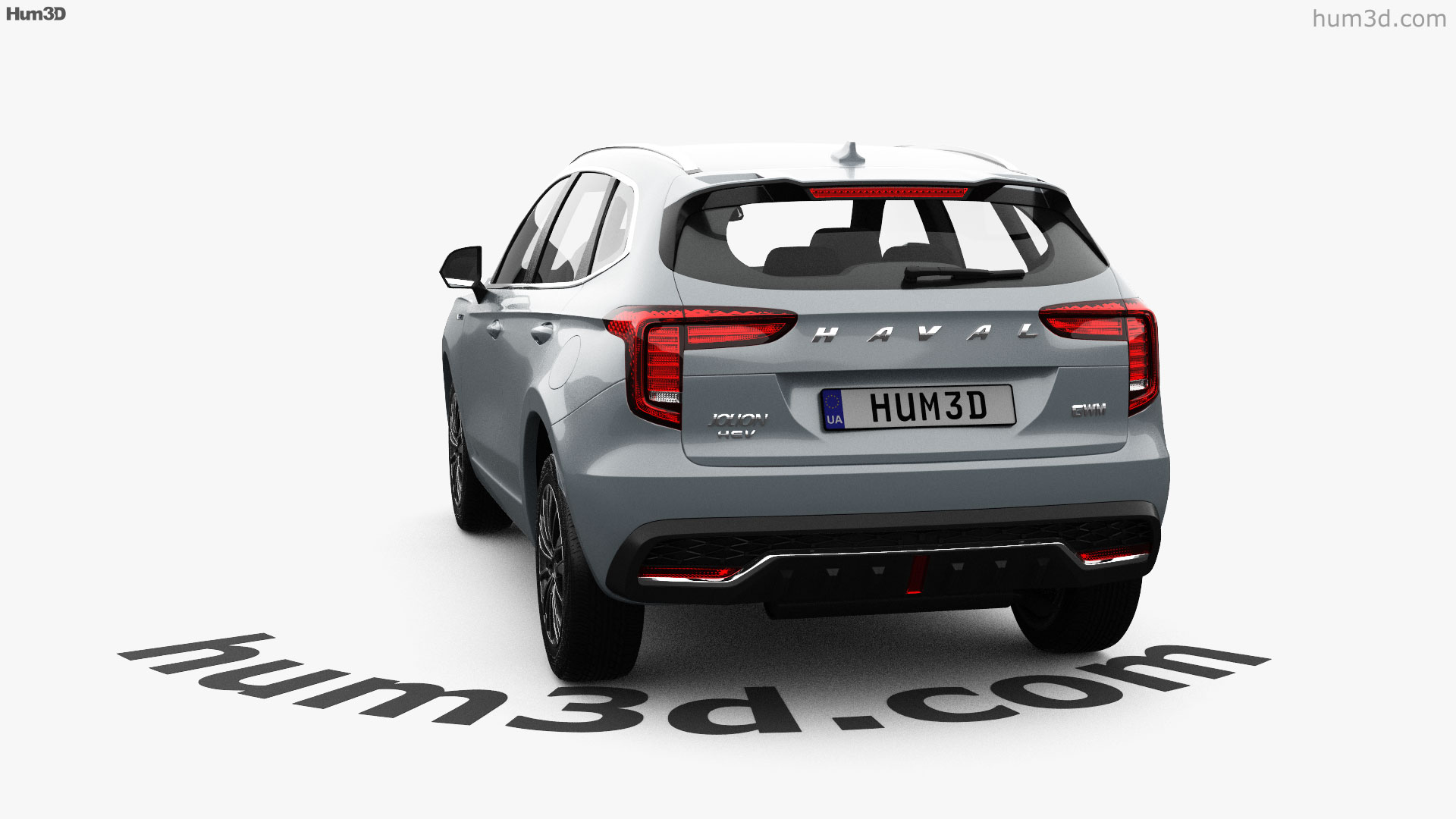 360 view of Haval Jolion Hybrid 2023 3D model - 3DModels store