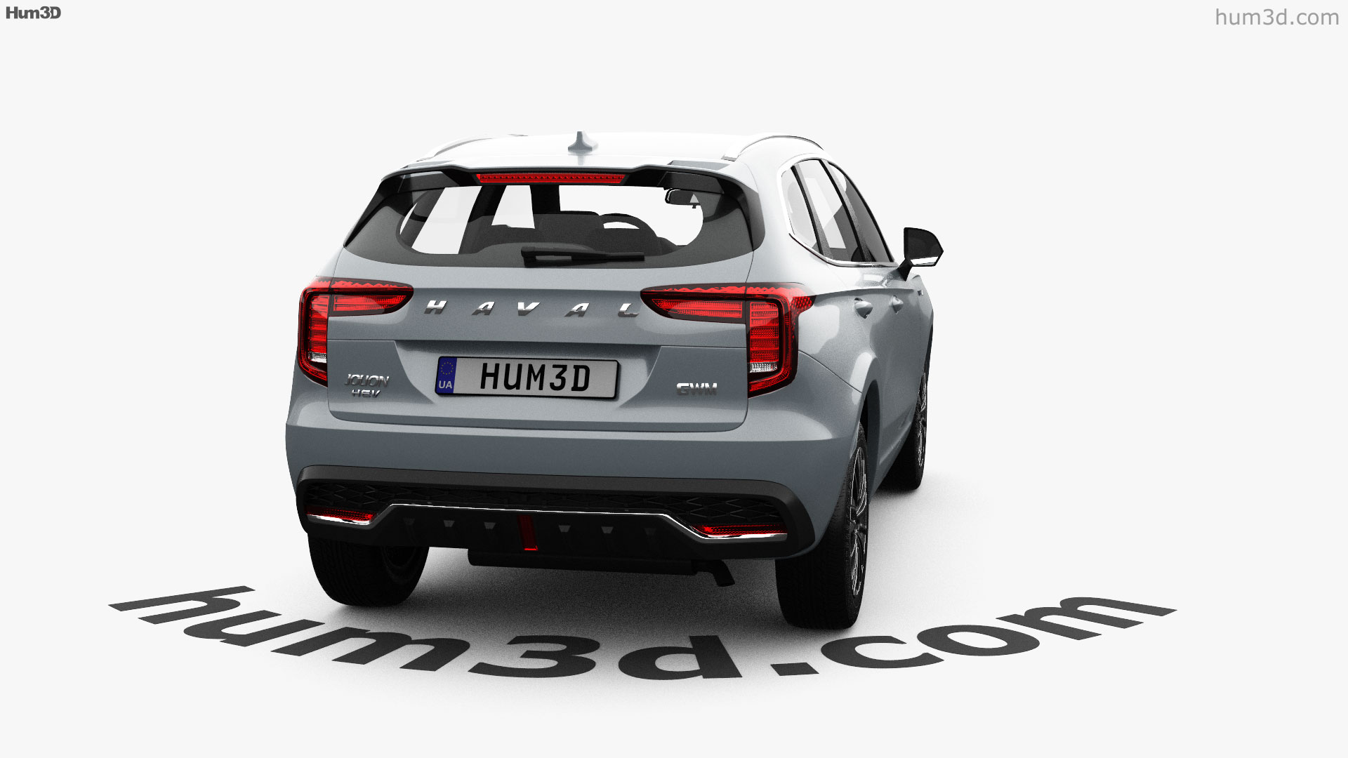 360 view of Haval Jolion Hybrid 2023 3D model - 3DModels store
