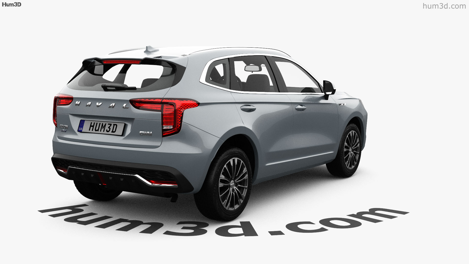 360 view of Haval Jolion Hybrid 2023 3D model - 3DModels store