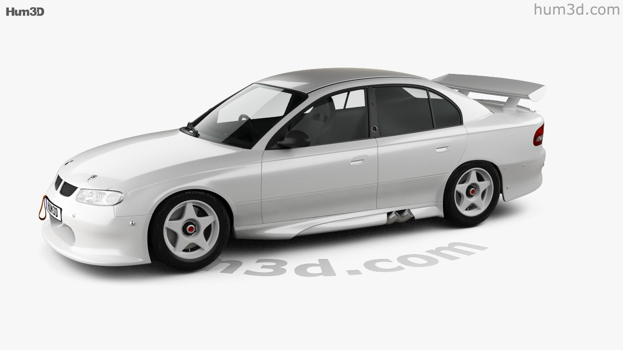 360 view of Holden Commodore Race Car sedan 2000 3D model - 3DModels store
