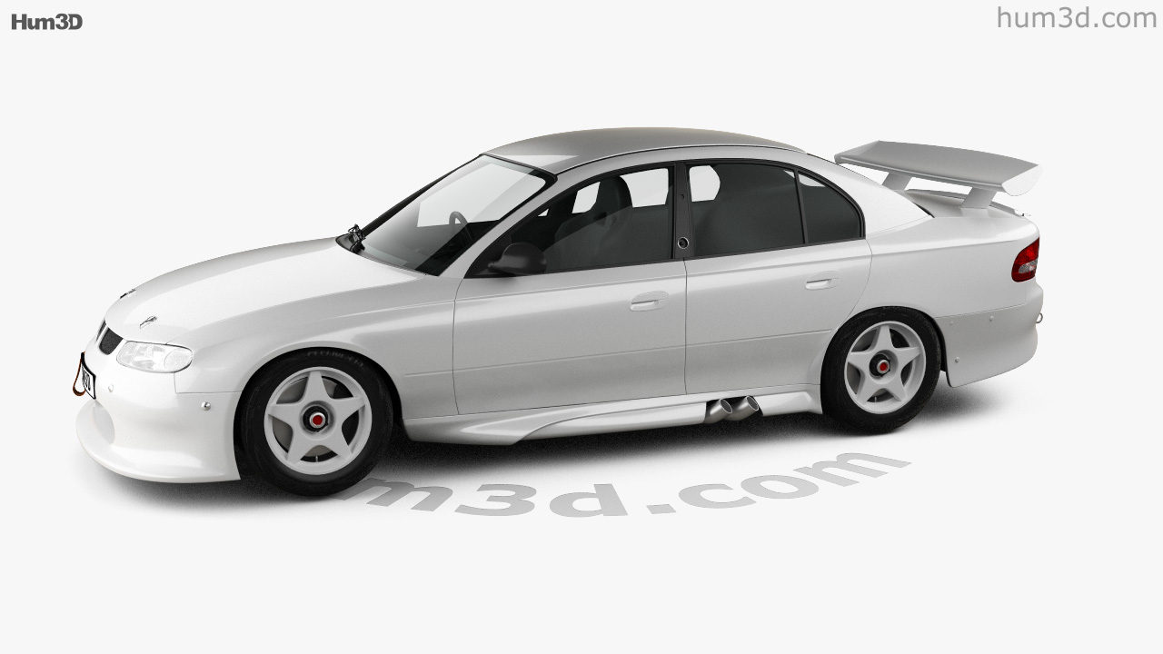 360 view of Holden Commodore Race Car sedan 2000 3D model - 3DModels store