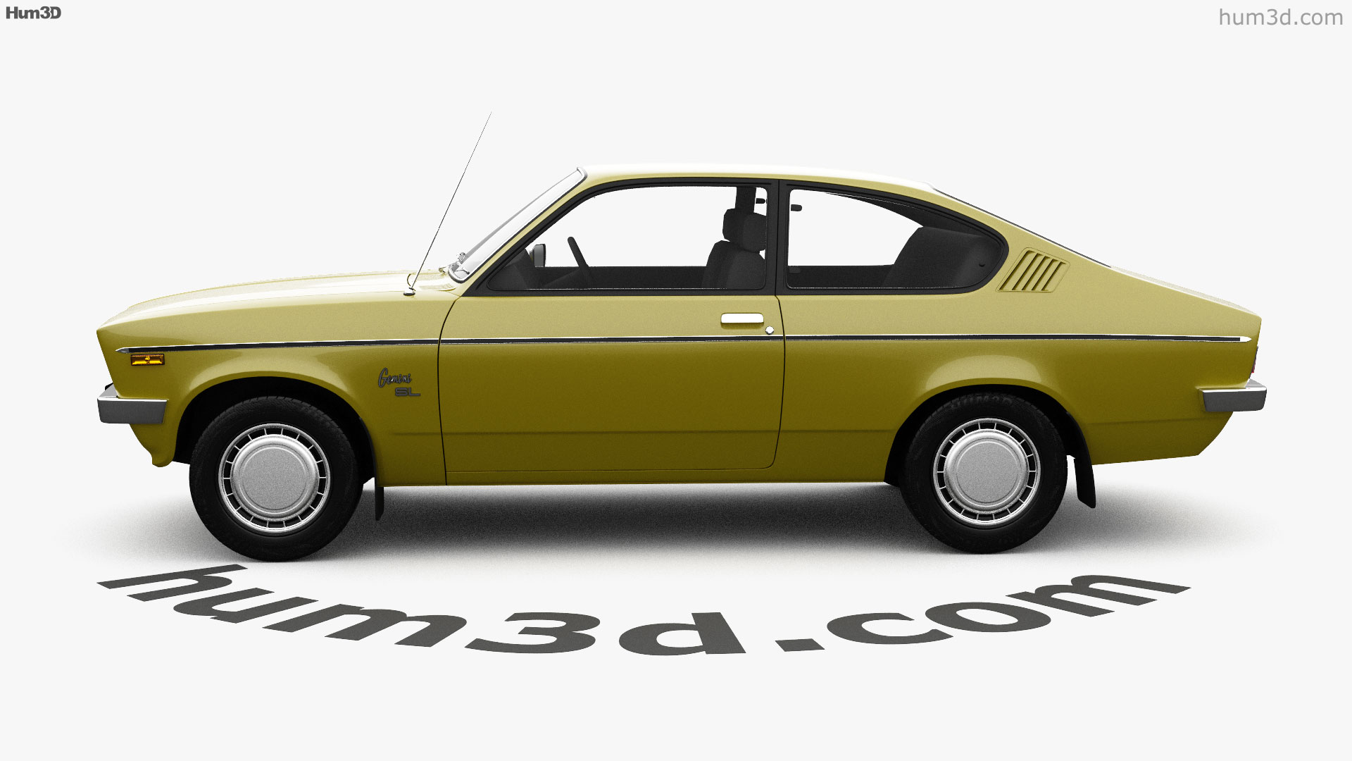360 view of Holden Gemini coupe SL 1980 3D model - 3DModels store