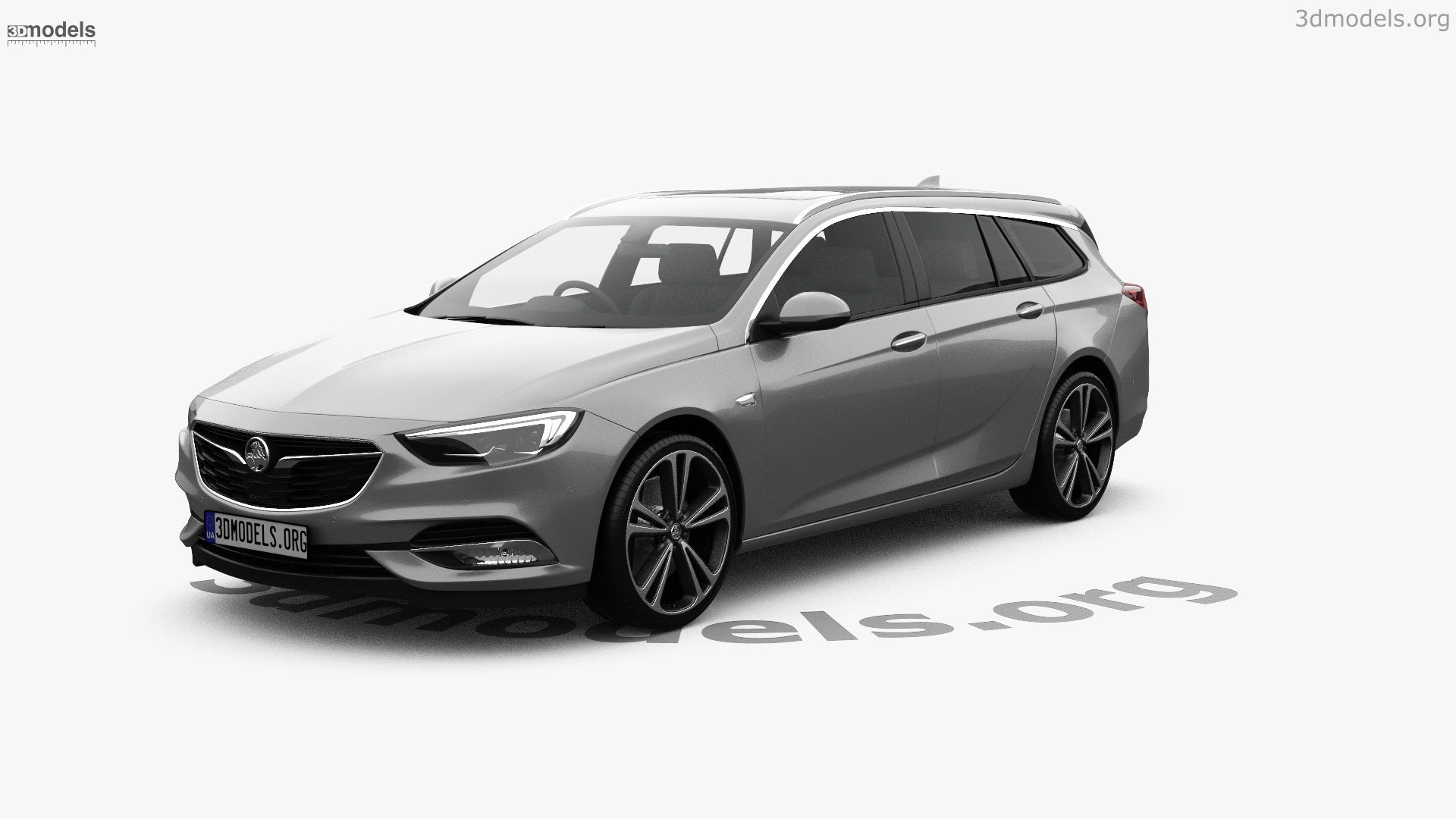360 view of Holden Commodore Sportwagon 2021 3D model - 3DModels store
