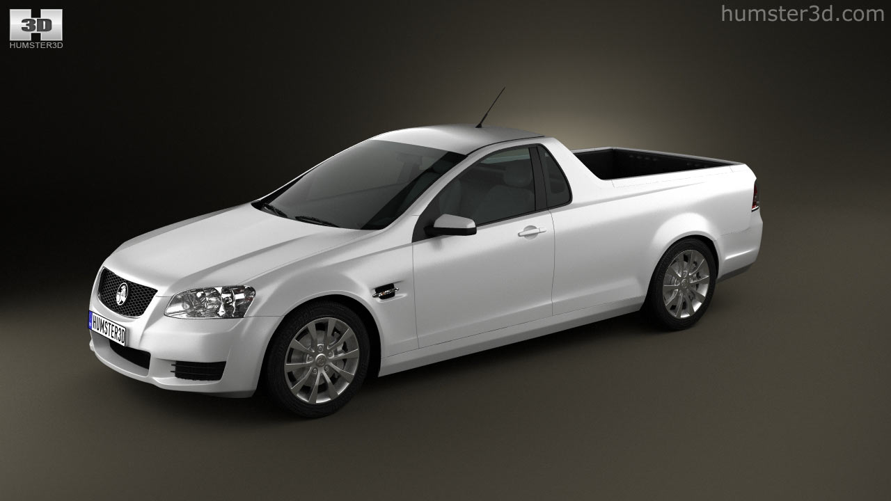 360 view of Holden VE Commodore UTE 2014 3D model - 3DModels store