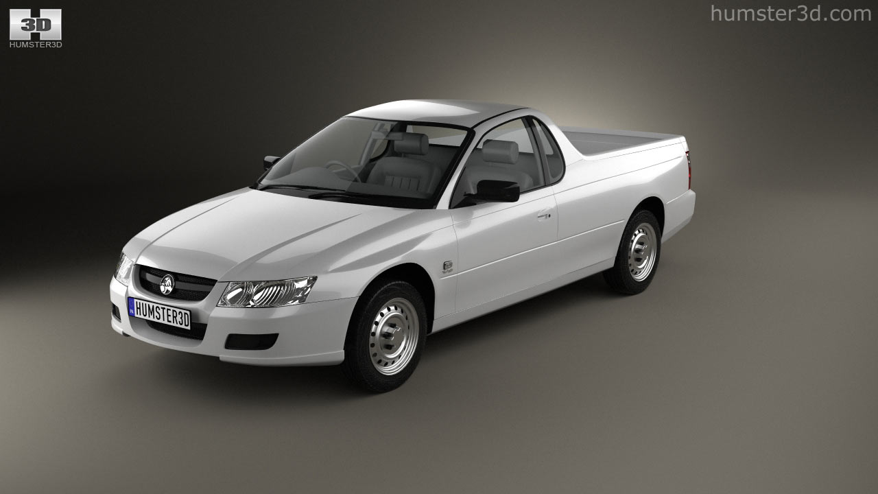 360 view of Holden VZ Ute 2007 3D model - 3DModels store