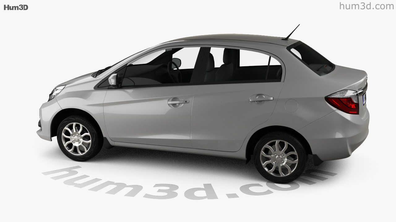360 view of Honda Brio Amaze sedan 2015 3D model - 3DModels store