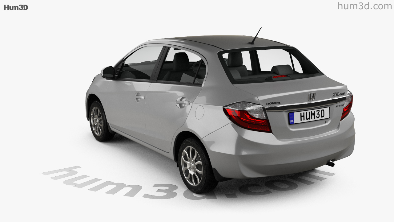360 view of Honda Brio Amaze sedan 2015 3D model - 3DModels store