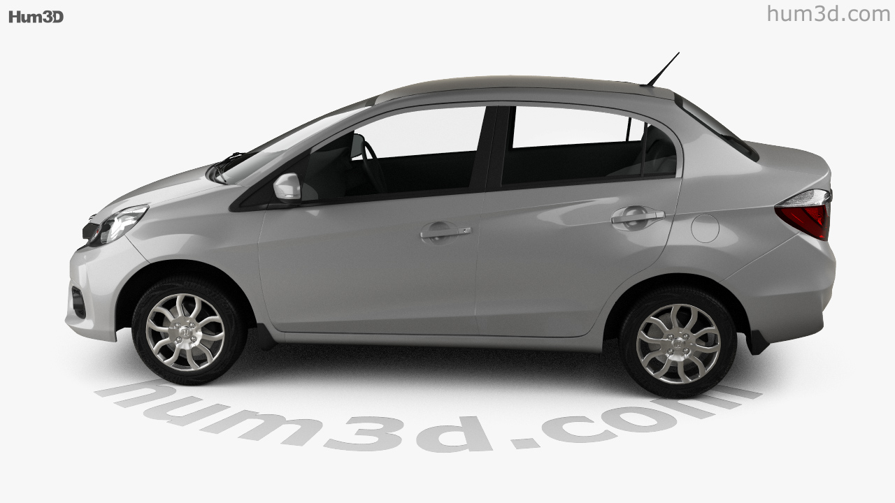 360 view of Honda Brio Amaze sedan 2015 3D model - 3DModels store