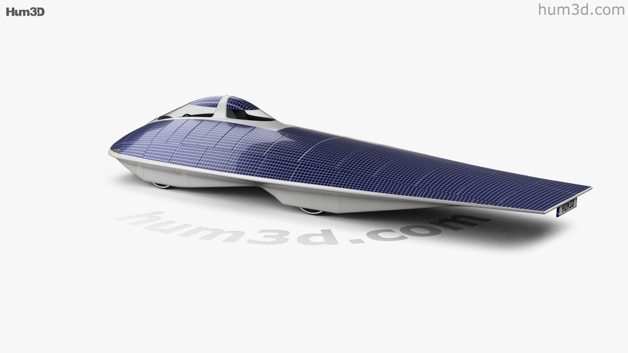 360 view of Honda Dream Solar Car 1998 3D model - 3DModels store