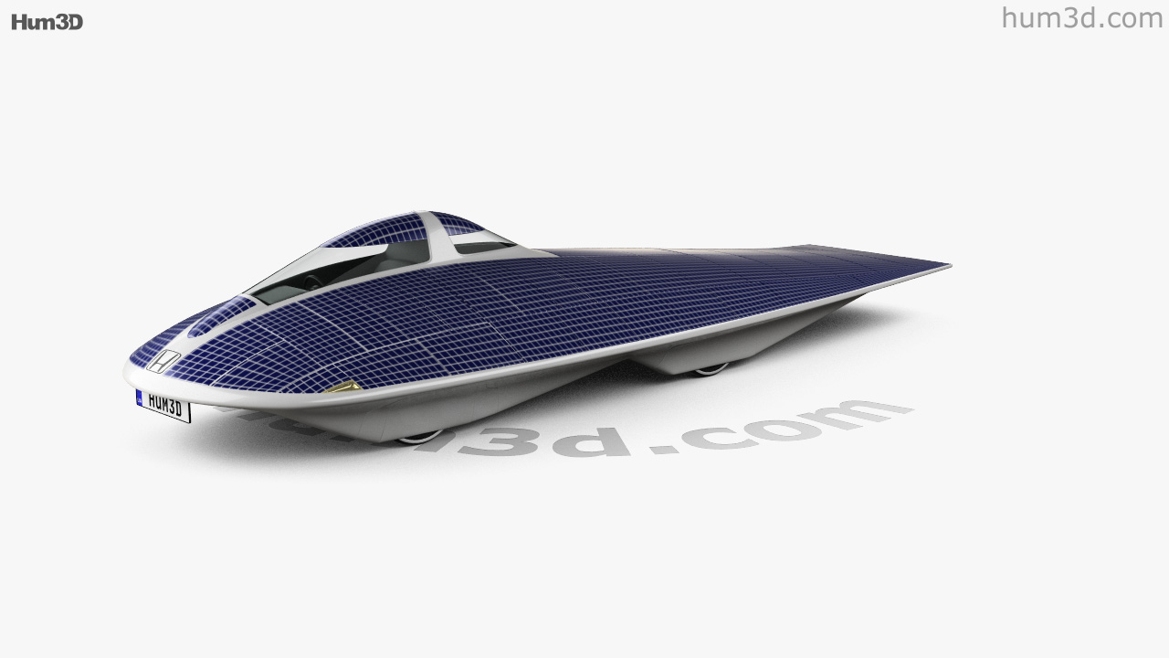 360 view of Honda Dream Solar Car 1998 3D model - 3DModels store