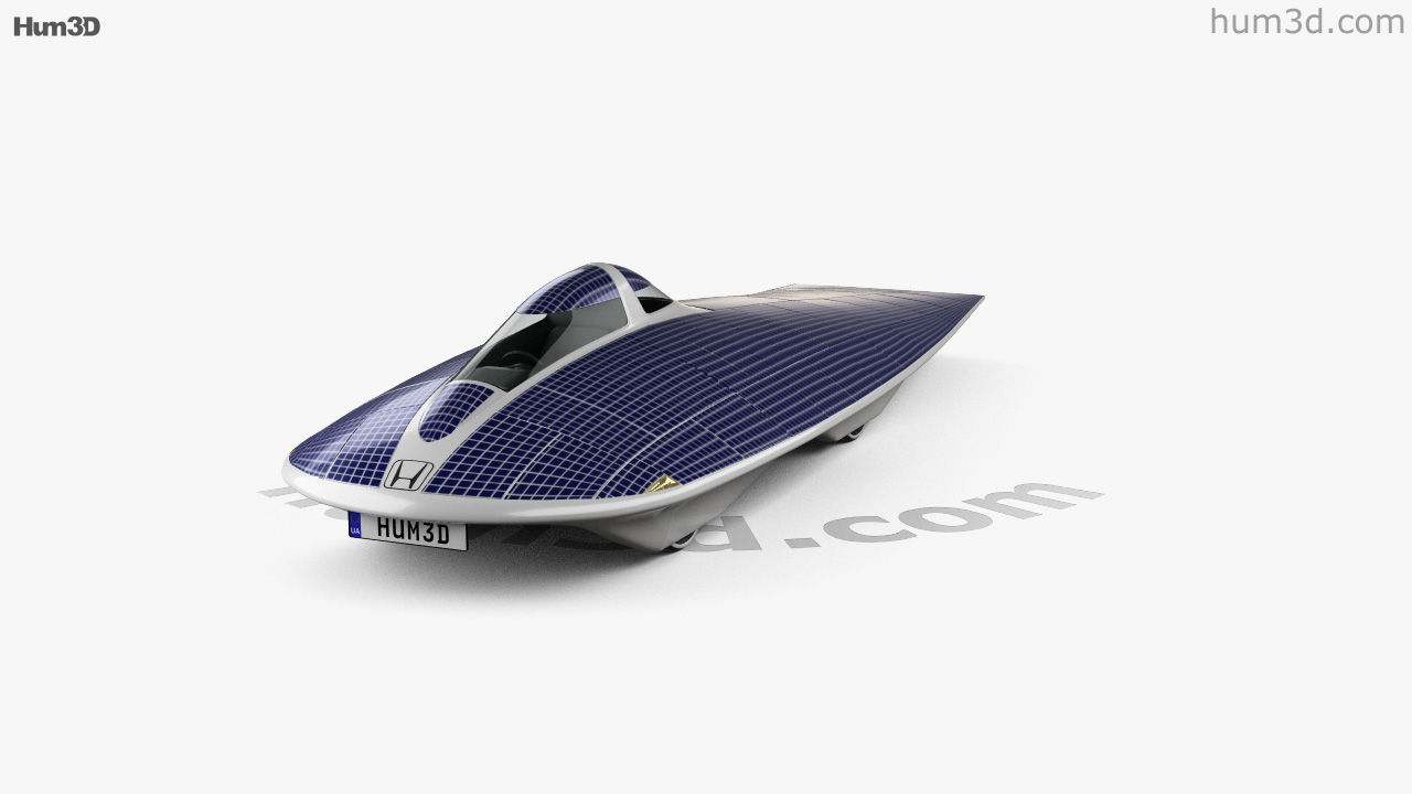 360 view of Honda Dream Solar Car 1998 3D model - 3DModels store