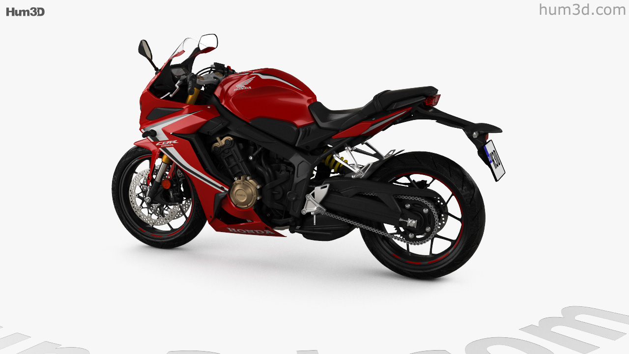 360 view of Honda CBR650R 2019 3D model - 3DModels store