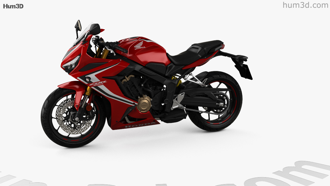 360 view of Honda CBR650R 2019 3D model - 3DModels store