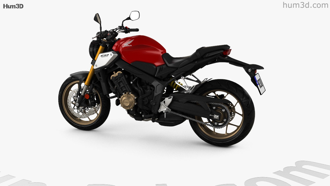 360 view of Honda CB650R 2019 3D model - 3DModels store