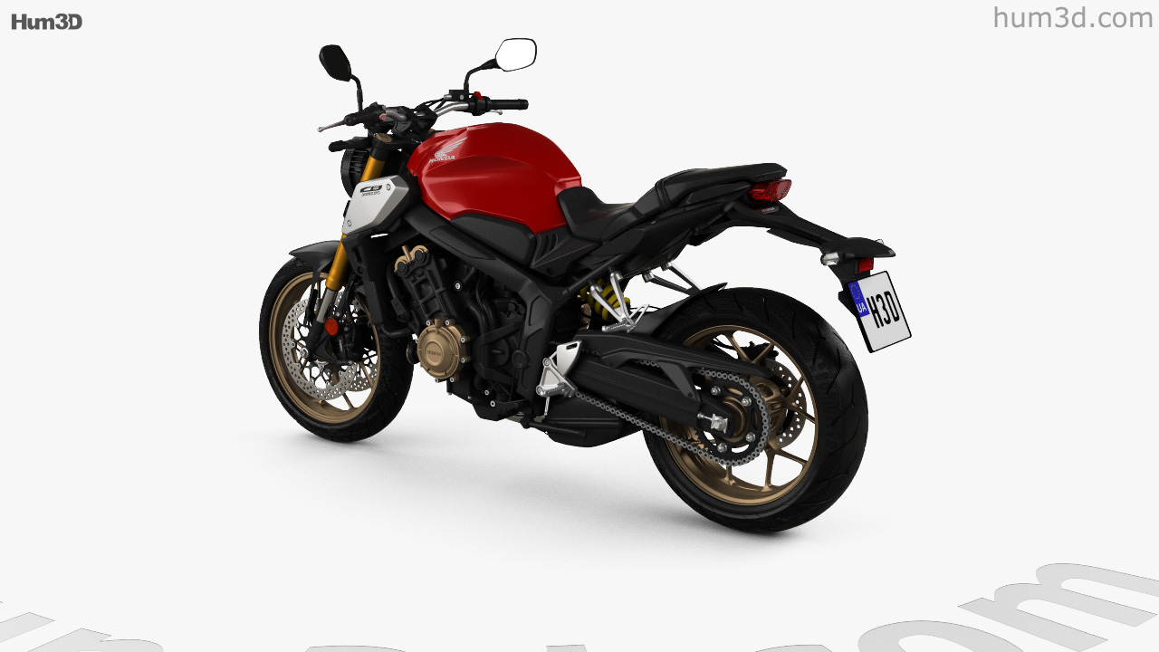 360 view of Honda CB650R 2019 3D model - 3DModels store