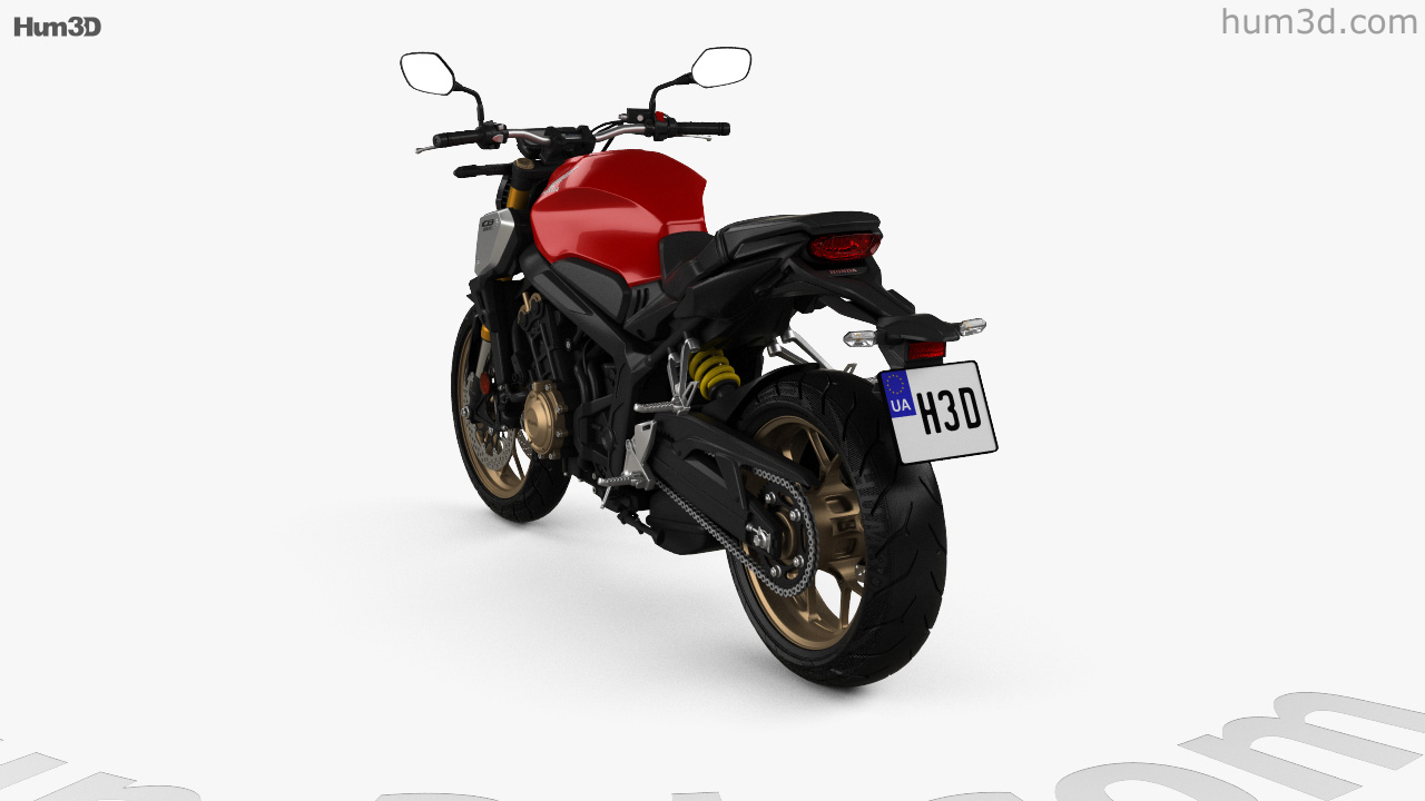 360 view of Honda CB650R 2019 3D model - 3DModels store