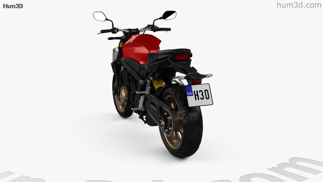 360 view of Honda CB650R 2019 3D model - 3DModels store