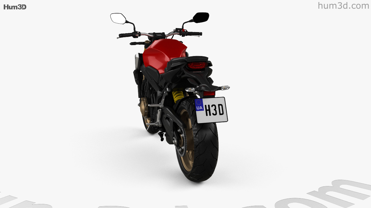 360 view of Honda CB650R 2019 3D model - 3DModels store