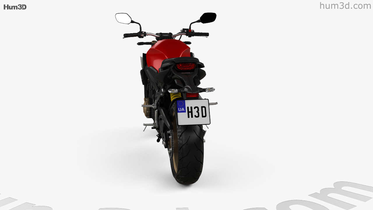 360 view of Honda CB650R 2019 3D model - 3DModels store