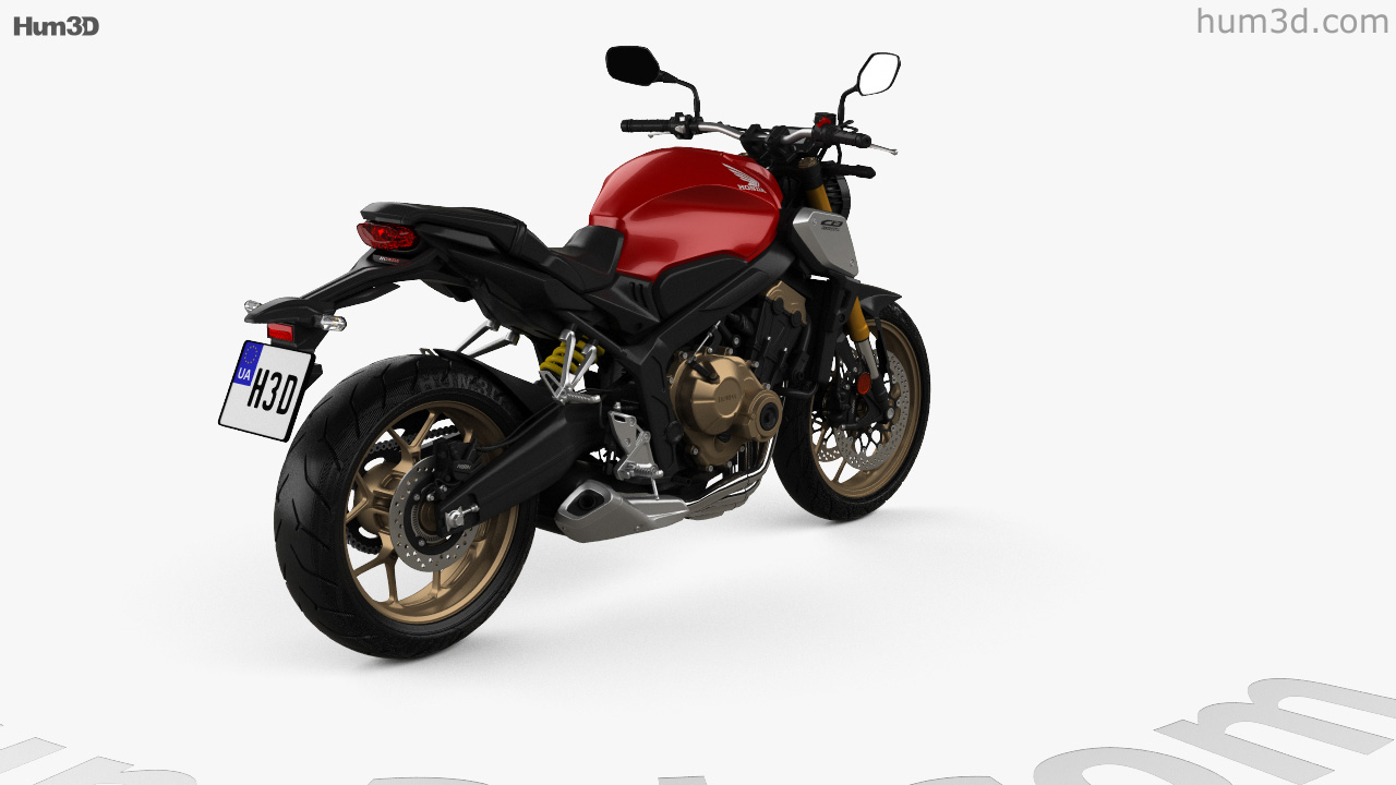 360 view of Honda CB650R 2019 3D model - 3DModels store