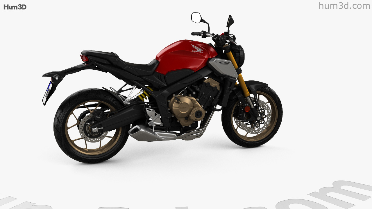 360 view of Honda CB650R 2019 3D model - 3DModels store